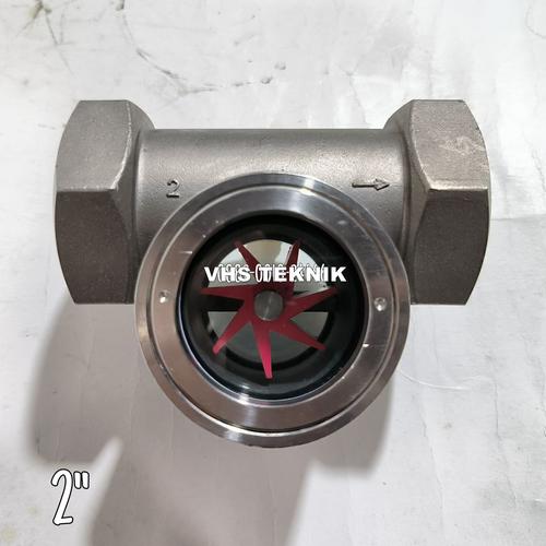 Jual SIGHT GLASS FLOW INDICATOR 2 INCH STAINLESS STEEL - Kota Bandung ...