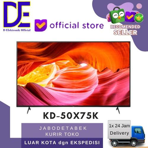 Promo Sony KD-50X75K Led Tv 50 Inch X75K HDR 4K Android Google Tv KD50X75K Cicil 0% 3x - Jakarta ...