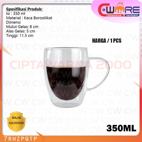 Promo One Two Cups Gelas cangkir kopi anti panas double wall 350ml- BDB - Kota Palembang - Cipta ...
