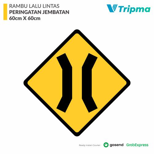 Jual Rambu Jembatan 60cm x 60cm Plat Aluminium - Sticker EGP - Kota ...