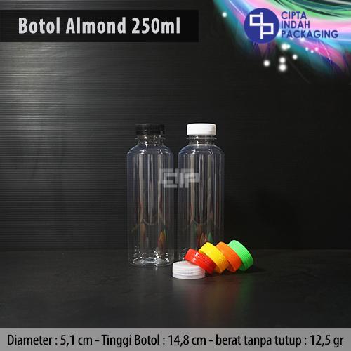 Jual [Khusus Gojek] BOTOL ALMOND 250 ML - Biru Tua - Kota Bekasi ...