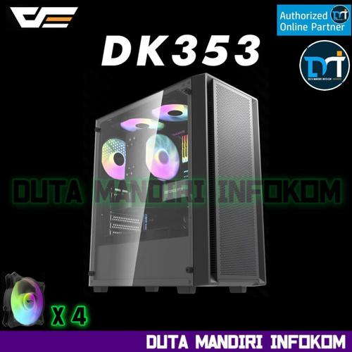 Promo darkFlash DK353 - MESH High Airflow Tempered Glass ATX Gaming ...