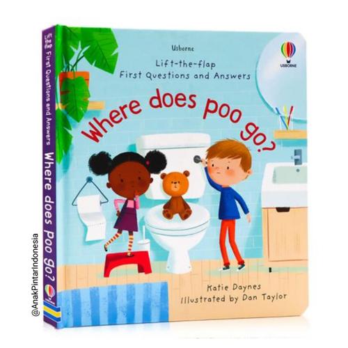 Jual USBORNE LIFT THE FLAP FIRST Q&A WHERE DOES POO GO? - Kota Surabaya ...