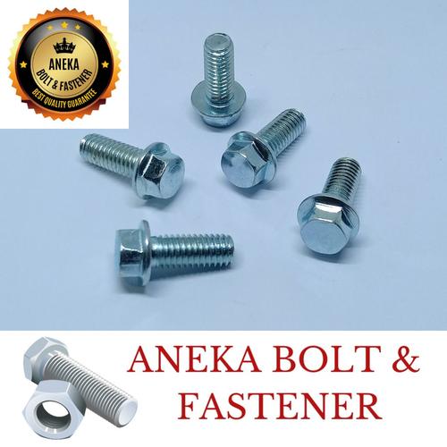 Jual [PAKET 100 PCS] Flange Bolt 6x15/ Baut Blok Mesin 6x15/ Baut Blok - Kota Bekasi - Aneka ...