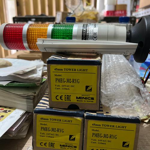 Jual MENICS LED tower light PMEG-302-RYG original korea - Kota Bandung ...