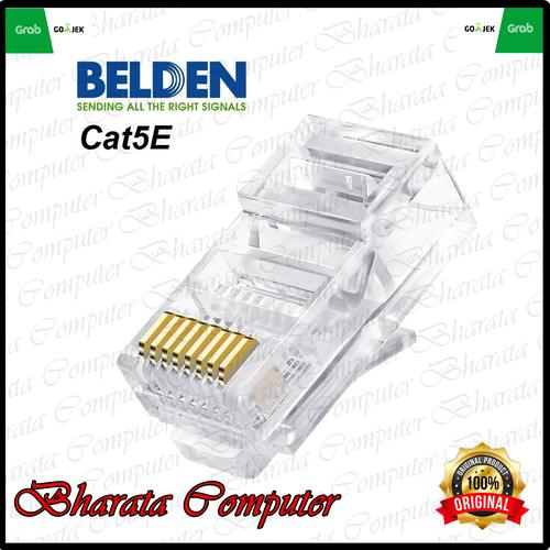 Jual Konektor RJ45 Cat5 Belden Original / Connector RJ45 Cat 5 Original ...