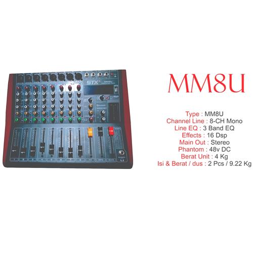 Jual mixer audio STX 8 channel ORIGINAL - Jakarta Barat - Vln audio ...