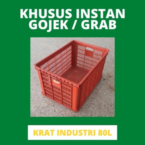 Jual GOJEK KRAT INDUSTRI 80L KERANJANG KRAT BUAH PLASTIK 80L MURAH NEW ...
