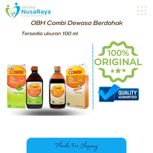 Jual OBH Combi Batuk Berdahak 100 ml/ Jahe/Menthol - Jahe 100 ml - Kab ...