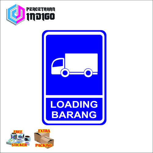 Jual plat alumunium rambu loading barang - 40x40 - Kab. Bekasi ...