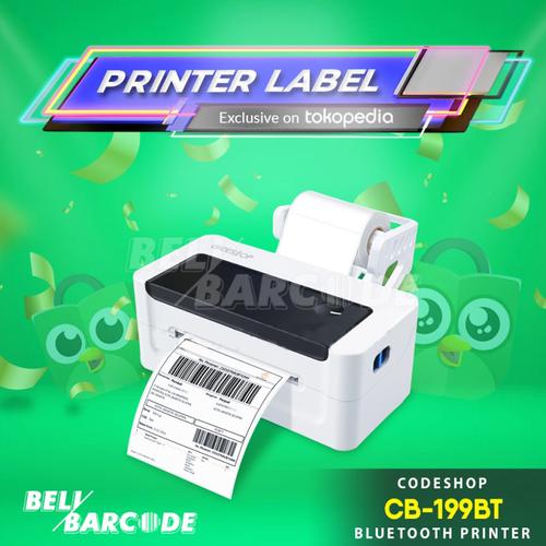 Jual Printer Cetak Label Barcode CODESHOP CB-199BT USB Bluetooth CB199BT - Kota Surabaya - Beli ...
