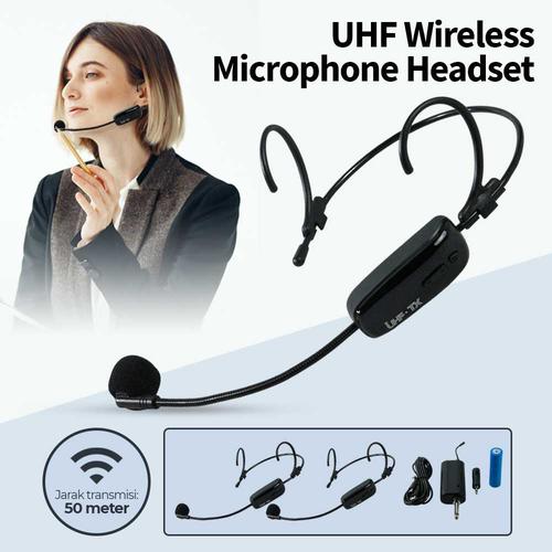 Jual Mic Wireles Call Center Bano UHF zoom Live Youtuber 2 Mic ...