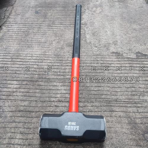 Jual Palu Batu Sands 10 kg Palu Bodem Gagang Fiber 20LB Sledge Hammer - Jakarta Utara - B2S ...