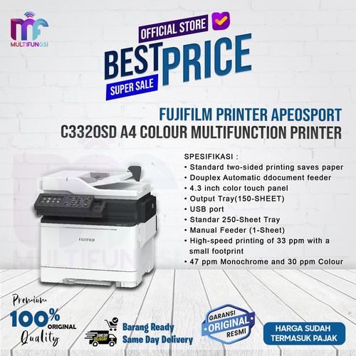 Promo Fujifilm Printer ApeosPort C3320SD A4 Colour Multifunction ...