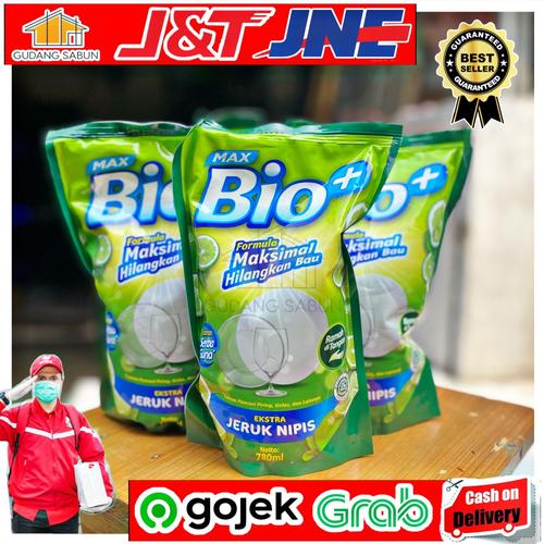 Jual Max Bio - Sabun Cuci Piring - Jeruk Nipis - 750ML/780ML - Jakarta ...