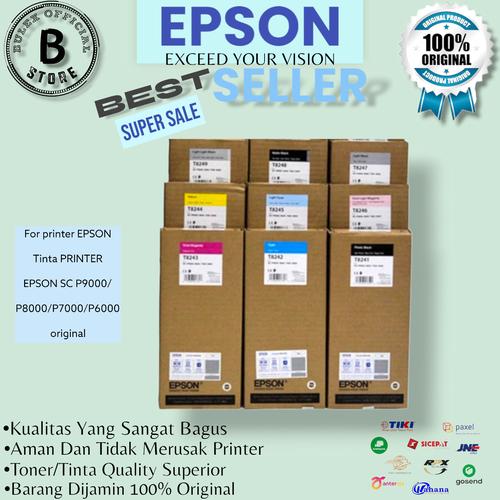 Jual Tinta Epson T8241 - T8249 Black and Color ORIGINAL 100% - Jakarta ...