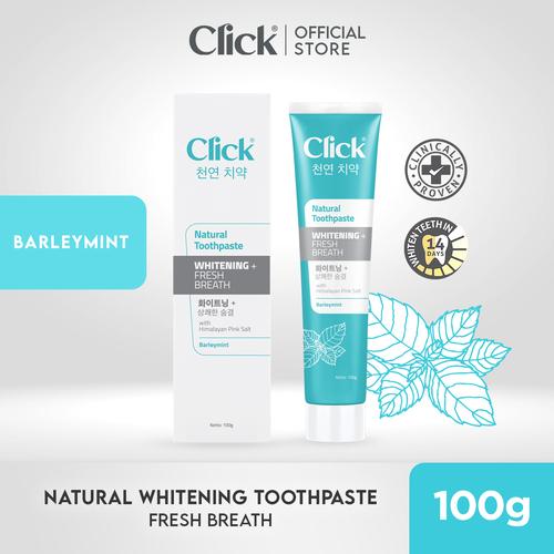 Promo Click Natural Toothpaste Whitening + Fresh Breath - Kota ...