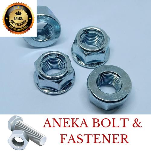 Jual [PAKET 10 PCS] Mur Flange Lock M12-K19/ Mur Flange/ Mur As Roda ...