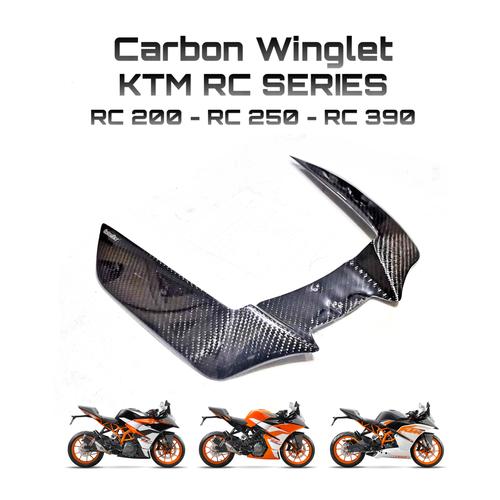 Jual CARBONSTAR : Carbon Winglet KTM RC200 RC250 RC390 - not windshield ...