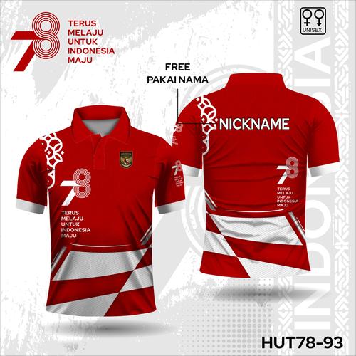 Jual Jersey polo hut kemerdekaan ri ke 78 baju 17an kaos dirgahayu 2023 - Putih, XS - Kota ...