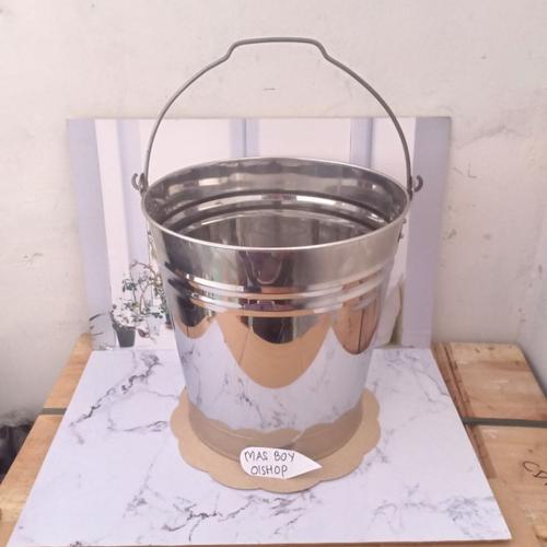 Jual Ember Stainless Tebal Kapasitas 10 Liter / Pot Stainless - Jakarta ...