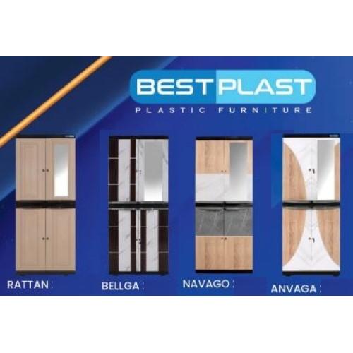 Jual CARGO Lemari Pakaian 2 Pintu Plastik Best Plast BMC - Anvaga 2RC ...