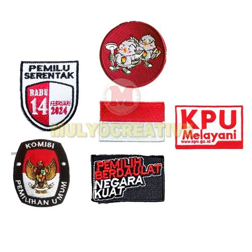 Jual Patch Bordir KPU PPK PPS Set Paket Emblem Patch Pemilu 2024 - KPU ...