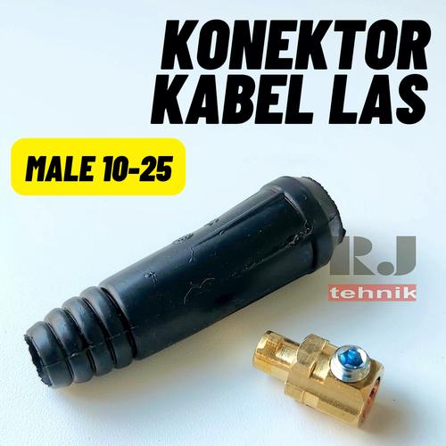 Jual Konektor Kabel Las Male Conector Socket Cable Male 10-25 - Kota ...