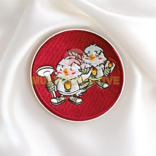 Jual Patch Bordir Sura Sulu KPU 2024 Emblem Patch KPU Maskot Sura Sulu ...