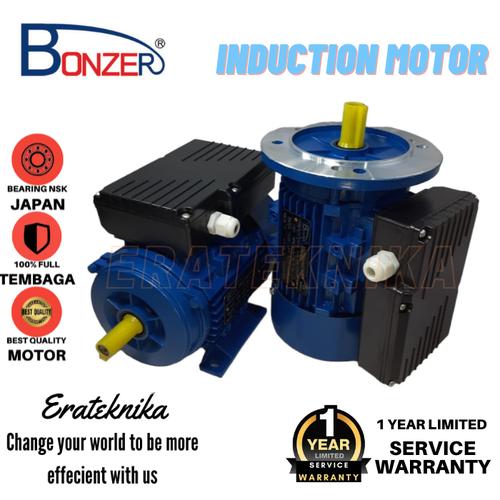 Jual Bonzer induction motor BZS 100L2 4Hp 3Kw 1420rpm 1 phase 4 pole ...