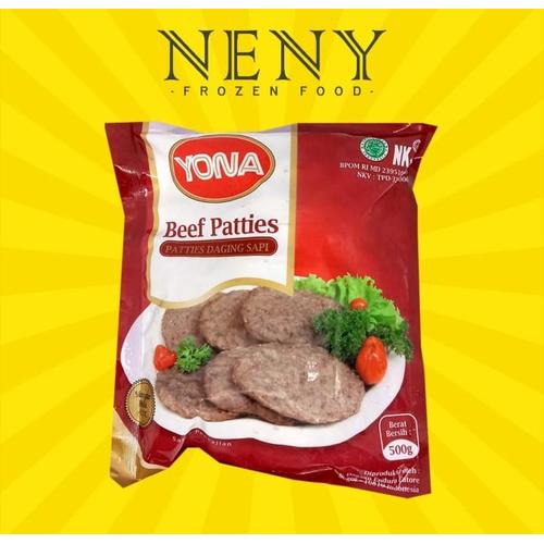 Jual Yona Beef Patties 500gr - Kota Surabaya - Neny Frozen Food | Tokopedia