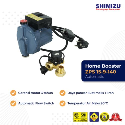 Promo Shimizu ZPS 15 9 140 Pompa Booster Shimizu Otomatis Flow Switch ...