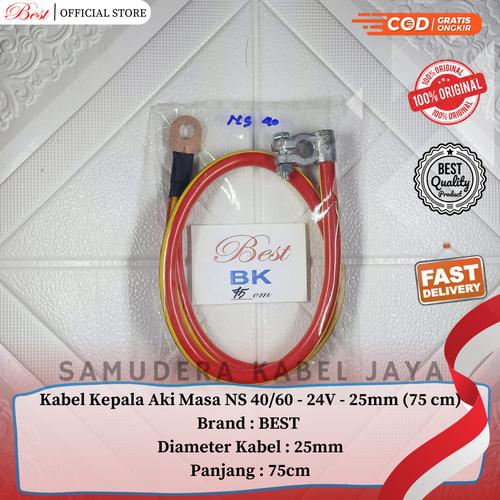 Jual Kabel Masa Aki NS 40/60 - 12V - 25mm (75 cm) 500A sd 1.000A ...
