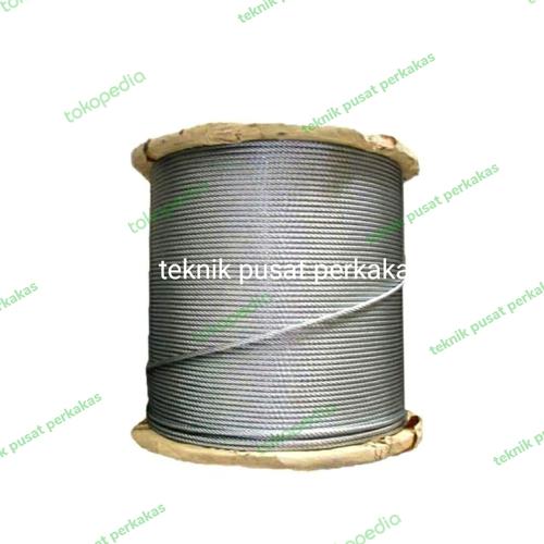 Jual KAWAT SLING BAJA 1 MM 2 MM SETAINLESS TALI SELING BAJA WIRE ROPE ...