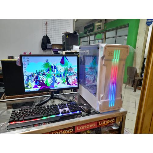 Jual PC Gaming Design Edit Core i7 6700 Ram 16GB GTX 1050 TI LENGKAP - MONITOR 24 INCH, GT 610 ...