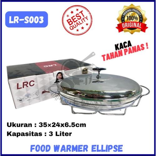 Jual Prasmanan Set I Pemanas Oval Kaca Tutup Stainless I Wadah Saji ...