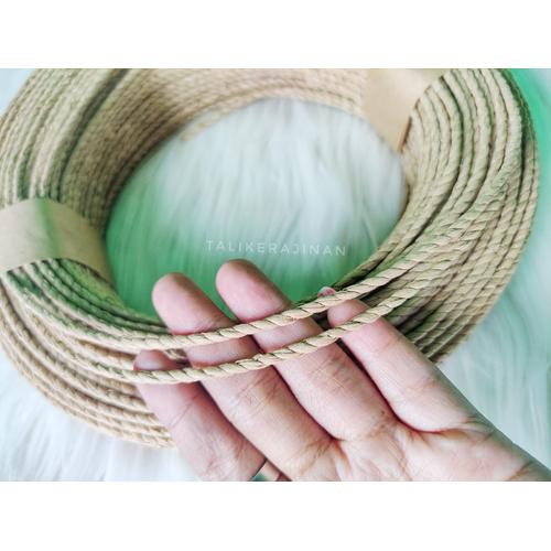 Jual TALI KERTAS PAPER CRAFT LUM DOUBLE 2MM/4MM TALI KERTAS NATURAL ...