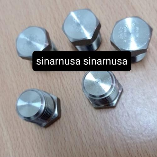 Jual Plug/Dop Besi A105 3000 Psi NPT 1/2 " inchi Drat Luar - Jakarta ...