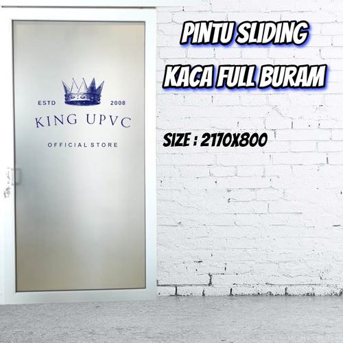 Jual Pintu Sliding UPVC 1 Daun Rel Tempel Ukuran 995X1950 - Kota ...