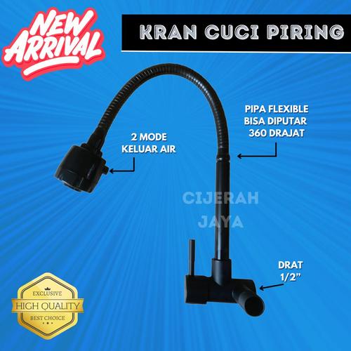 Jual SOLIGEN Keran Sink Flexibel Kran Angsa Cuci Piring Dapur 2 Mode ...