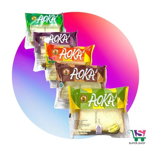 Jual AOKA Roti Panggang Strawberry / Susu / Cokelat / Keju / Durian ...