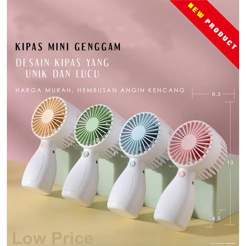 Jual Mini Portable Fan PCX Kipas Angin Mini Genggam Cute + tali ...