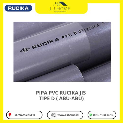 Jual PIPA PVC RUCIKA JIS TIPE D ( ABU-ABU) - 1 1/2 - Kab. Bantul - LJ ...