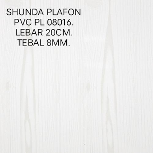 Jual Shunda Plafon Motif Kayu PVC PL 08016 Modern White Woods - Jakarta ...