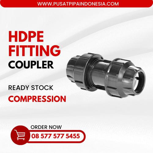 Jual COUPLING / COUPLER Compresion Fitting Pipa HDPE Sambungan pipa ...