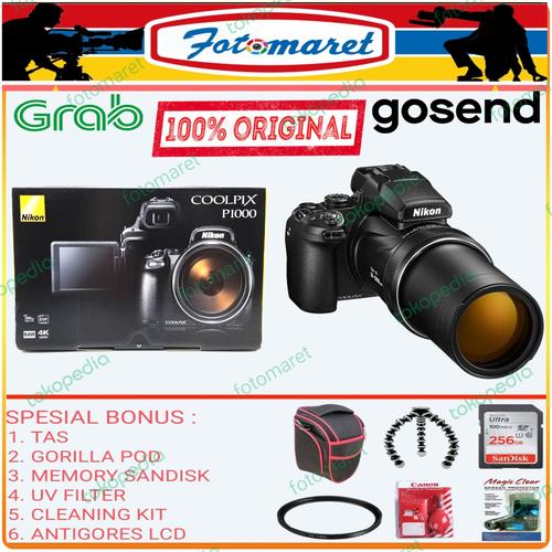 Jual NIKON COOLPIX P1000/KAMERA NIKON SEMIPRO P1000 SUPER ZOOM /NIKON ...