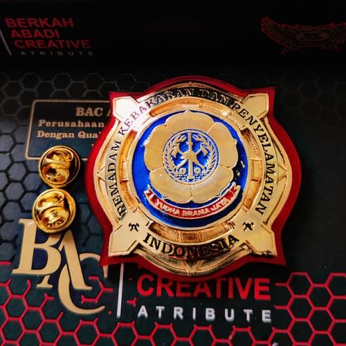 Jual atribut pemadam pin lencana damkar exclusive by BAC atribut - paku ...