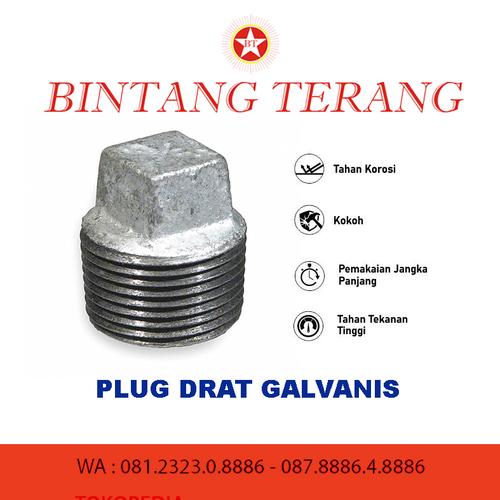 Jual Plug Galvanis 1 inch / tutup pipa drat luar besi 1 - Kota Surabaya ...