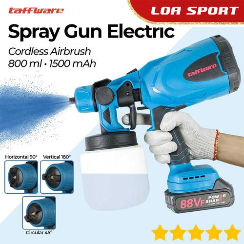 Jual Spray Gun Cat Tembok Portable 800ml 1500mAh Electric Cordless ...