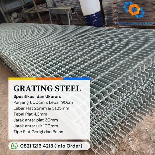 Jual GRATING STEEL GERIGI DAN POLOS BISA CUSTOM UKURAN - Kab. Bogor ...